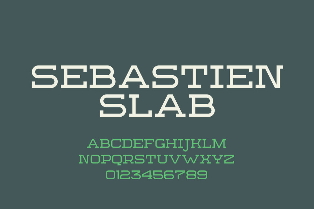 Sebastien Slab Regular – Out Of Step Font Company
