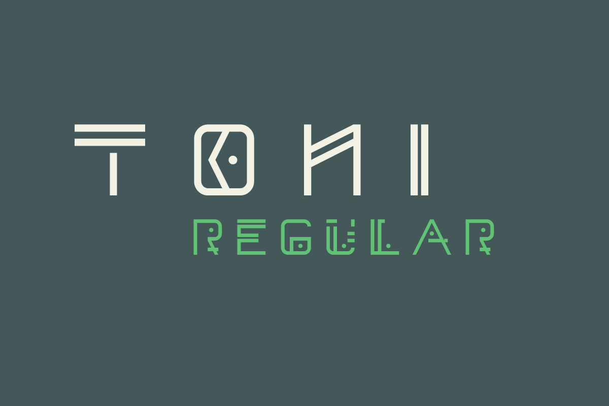 Toni Regular – Out Of Step Font Company